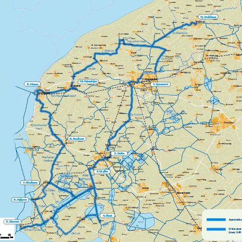 Route Elfstedentocht volledig bevaarbaar - Pretwerk