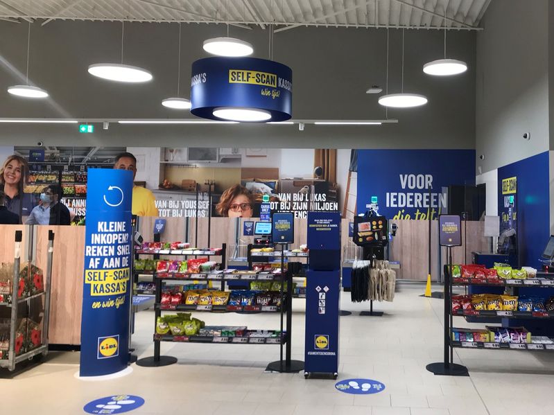 Lidl stopt in België met zelfscan - RetailTrends